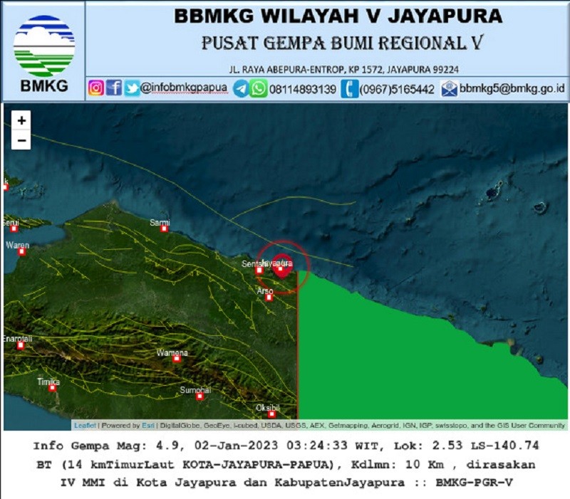Jayapura Semakin Sering Diguncang Gemba, Begini Penjelasan BMKG Jayapura Semakin Sering Diguncang Gemba, Begini Penjelasan BMKG