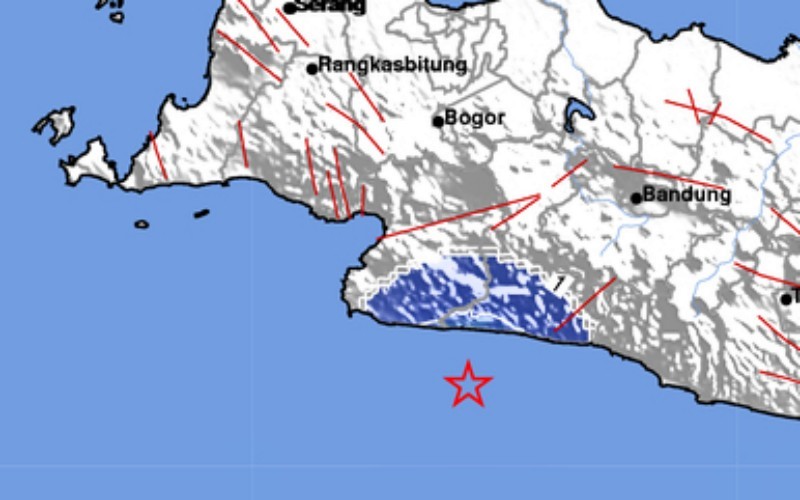 Gempa Magnitudo 4 0 Guncang Sukabumi Jabar