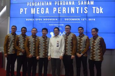 Jadi Emiten ke-56, Mega Perintis Resmi Melantai di Bursa