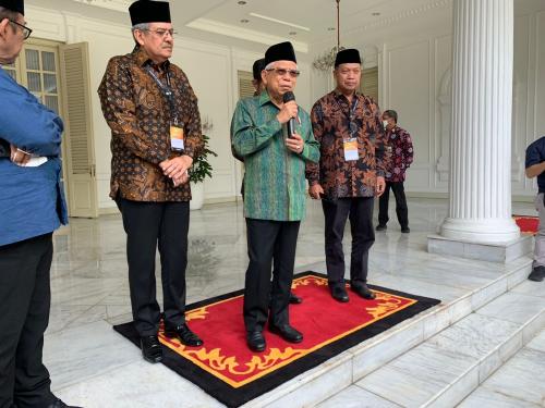Ma'ruf Amin Harap Pejabat Tetap Jujur dan Patuh Laporkan LHKPN