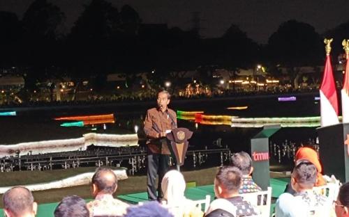 Jokowi Resmikan Revitalisasi TMII yang Telan Anggaran Rp1 Triliun Jokowi Resmikan Revitalisasi TMII yang Telan Anggaran Rp1 Triliun
