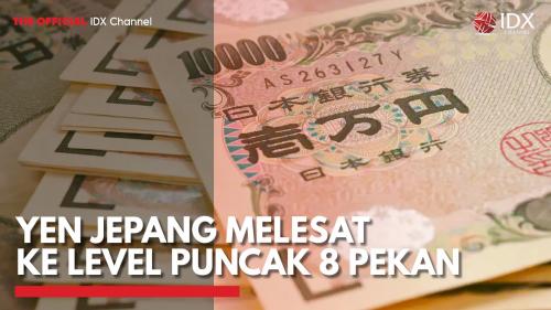 Yen Jepang Melesat ke Level Puncak 8 Pekan