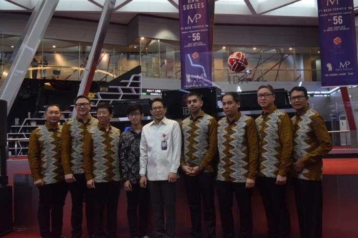 Jadi Emiten ke-56, Mega Perintis Resmi Melantai di Bursa