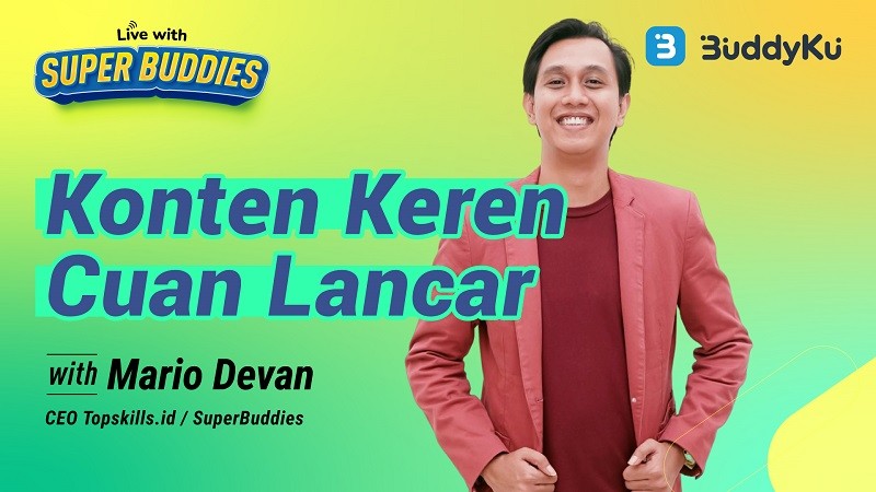 Simak Pentingnya Digital Marketing Biar Cuan Bersama Mario Devan