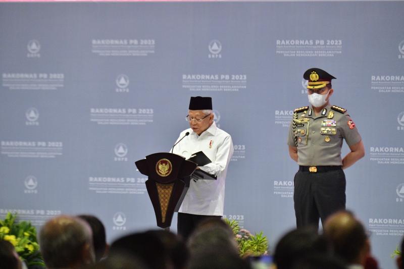 Ma'ruf Amin: Melindungi Masyarakat dari Risiko Bencana adalah Prioritas ...